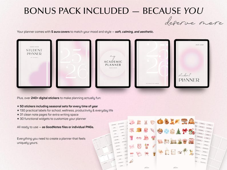 Digital Study Planner for iPad | 2025–2026 Academic Student Planner - Etsy