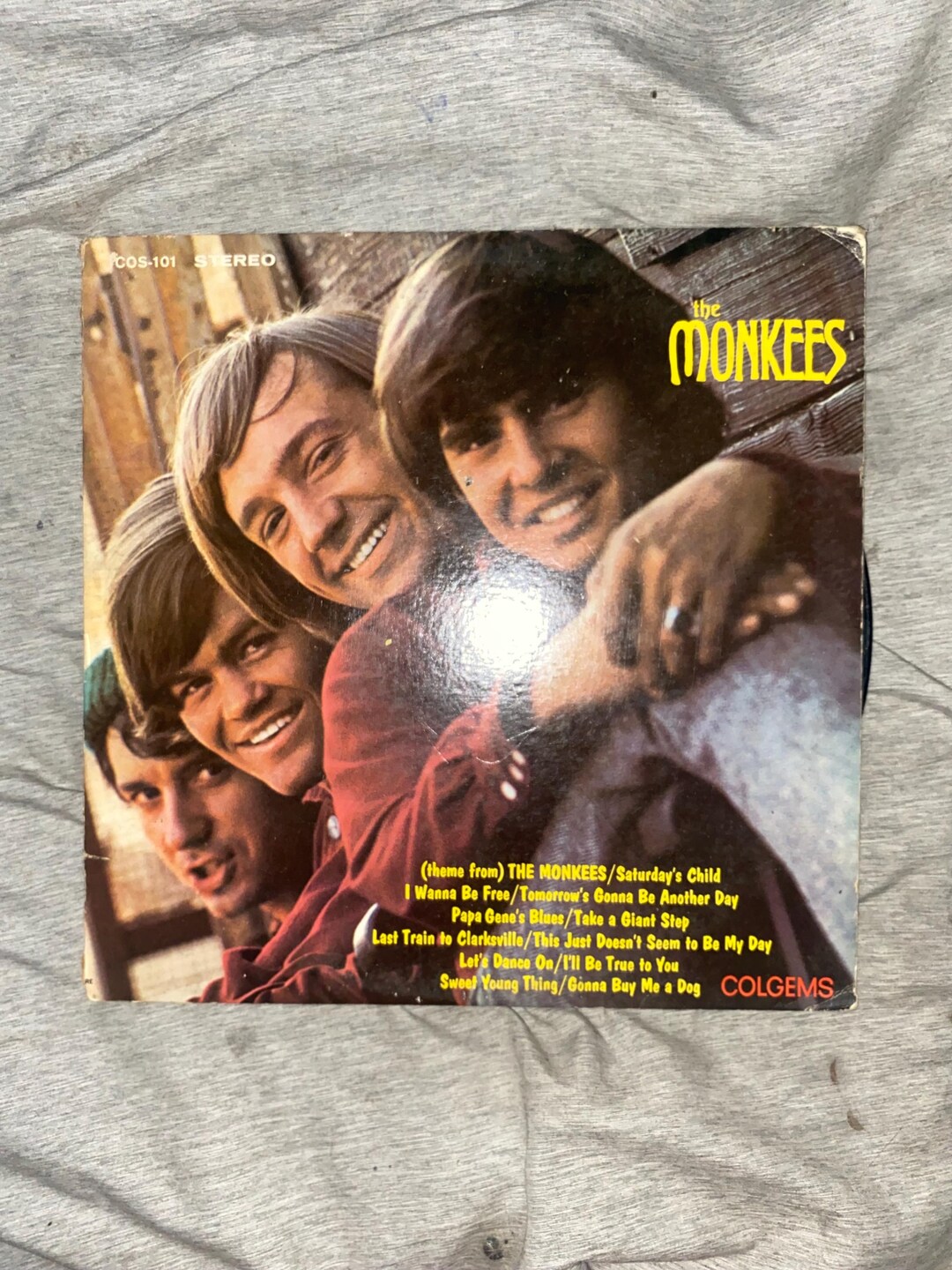 Vintage Edition of the Monkees Debut Self-titled 1966 Colgems COS-101 ...