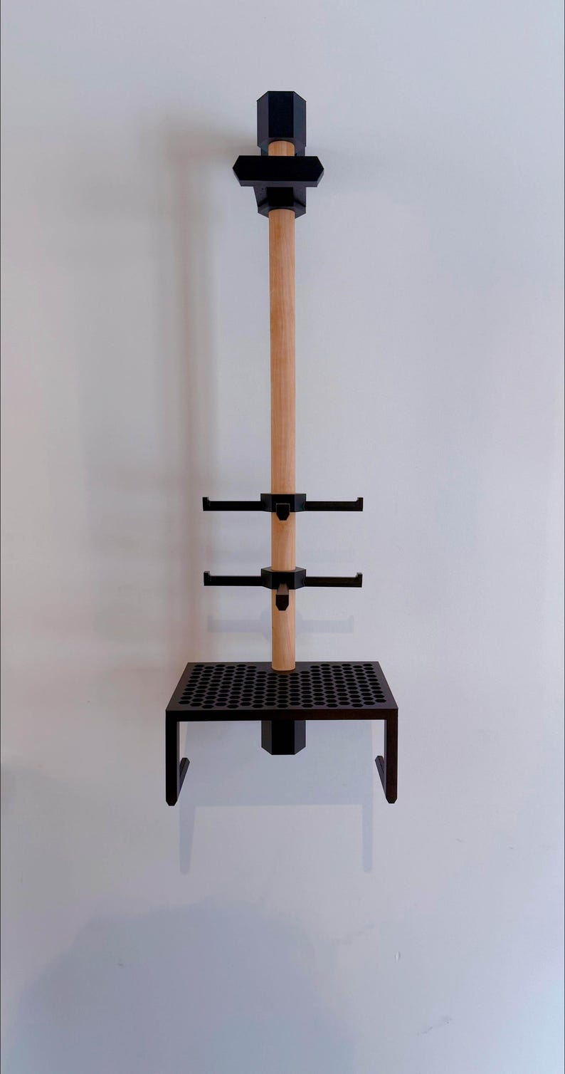 All-in-one Wall-mounted Bike Rack: Helmet, Shoe/glasses Holder ...