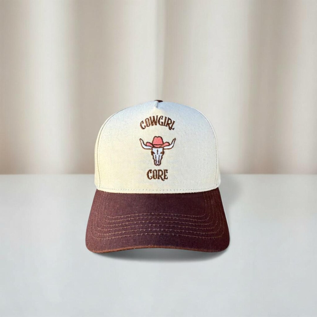 Cowgirl Core Trucker Hat | Western Skull Cap - Etsy
