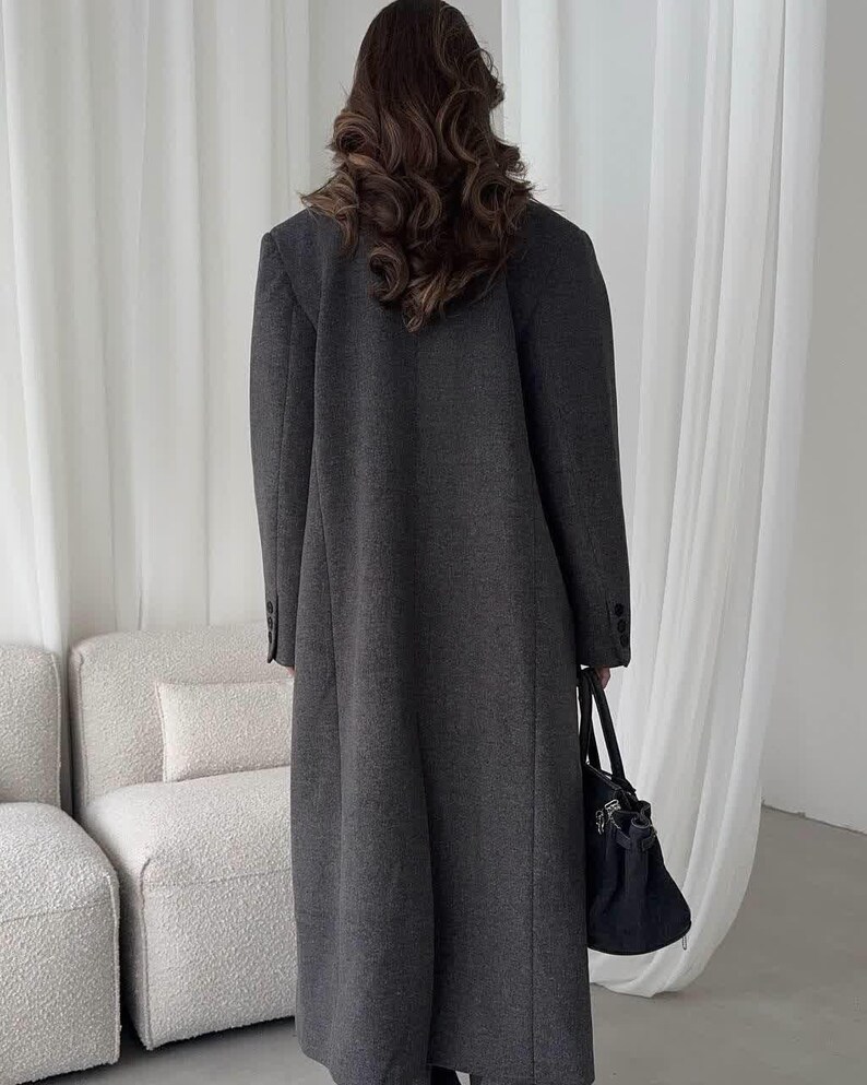 Women’s Cashmere Coat | Elegant Warm Overcoat With Lining | Classic ...