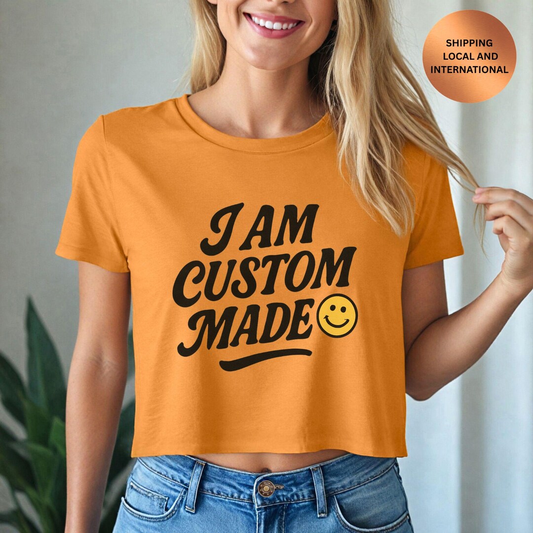 Custom Text Tshirt Positive Message Smiley Face Tee Design Inspiration ...