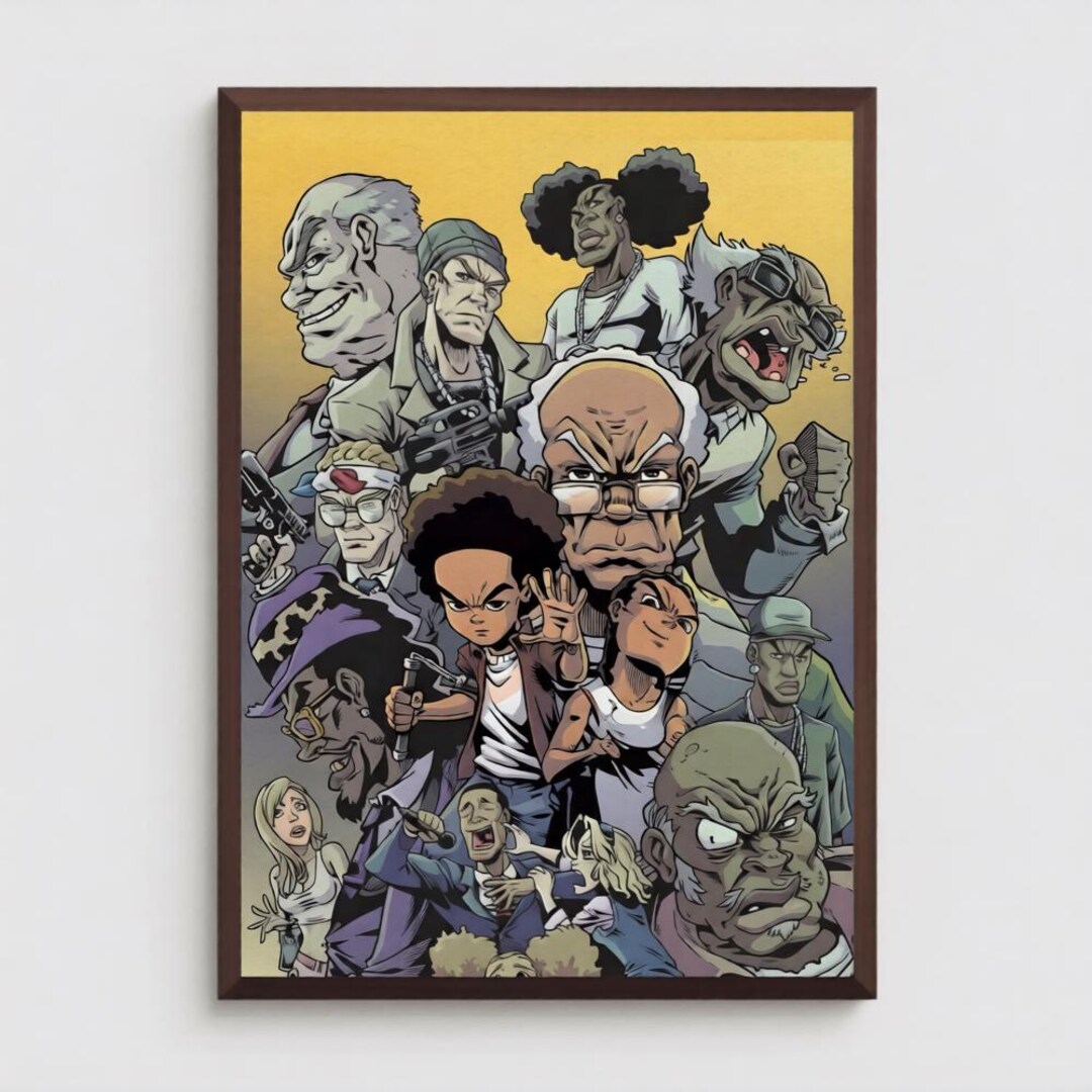 The Boondocks Poster | Riley & Huey Freeman Poster | Black Dynamite ...