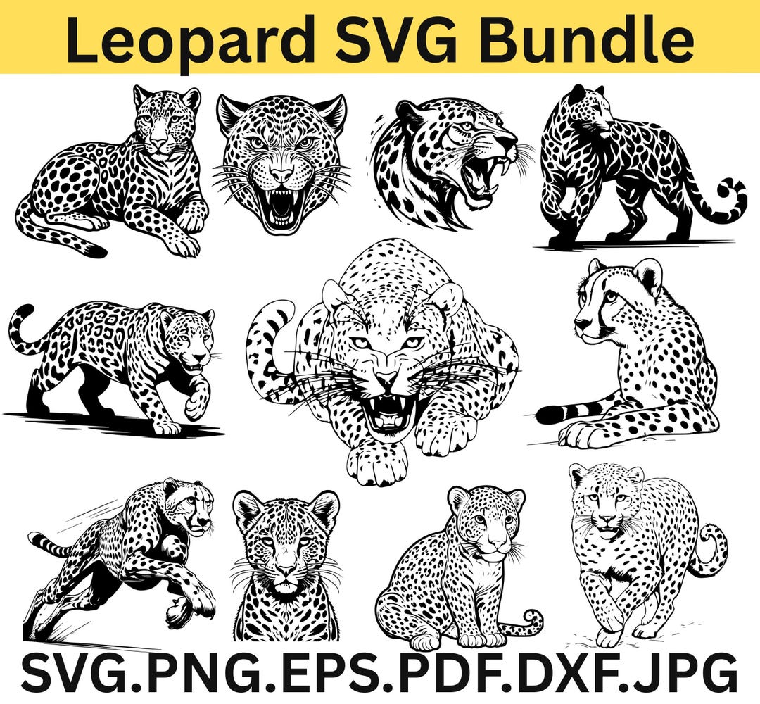 Leopard SVG Cut File | Leopard Print Design | Animal SVG | Cricut ...