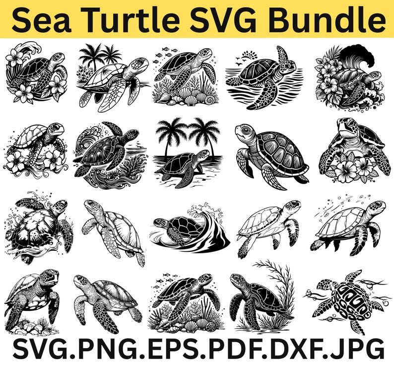 Bilkul! Yahaan Sea Turtle SVG Ke Liye Ek Catchy Title, Seo-friendly ...