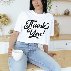 Thank You Lettering SVG | Craft File for Cricut, Silhouette - Etsy