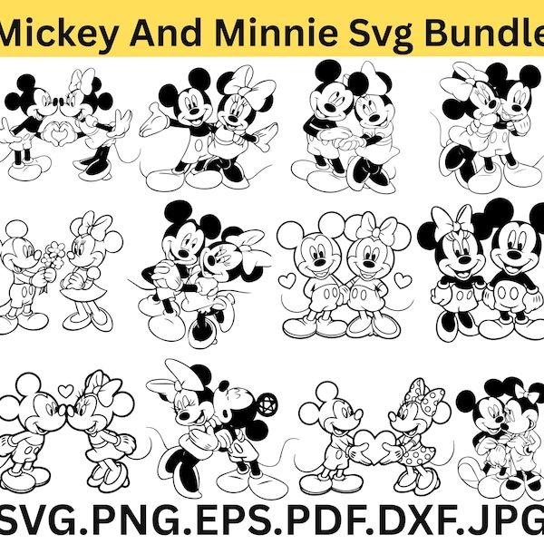 Mickey Mouse Romance - Etsy UK