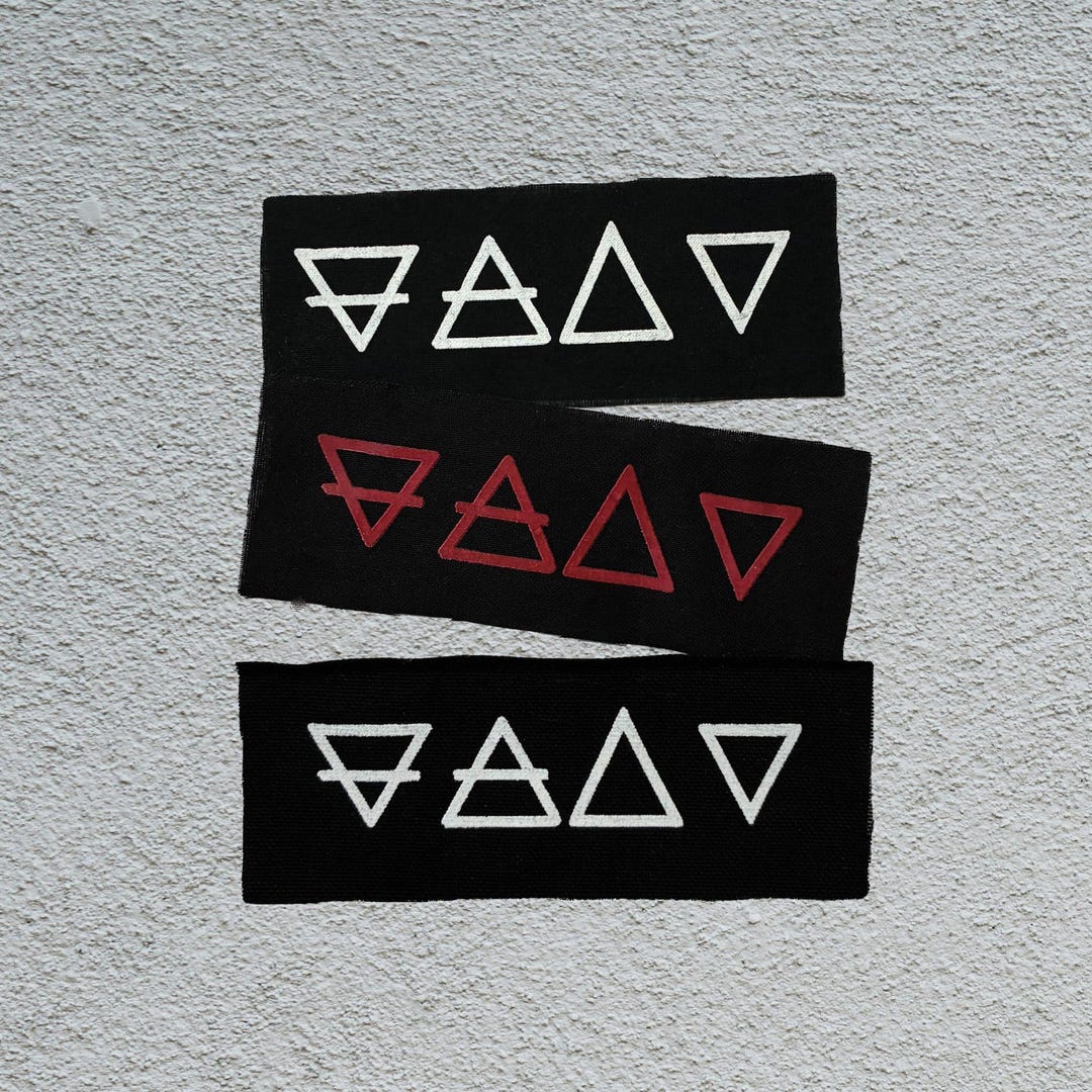 Alchemical Element Sigil Patch Set – Fire, Air, Earth & Water | Occult ...