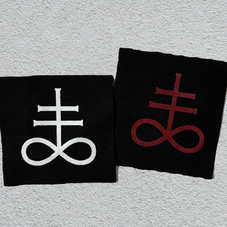 Occult Sigil Patch Set – Alchemical Symbol Embroidered Patches – Black ...