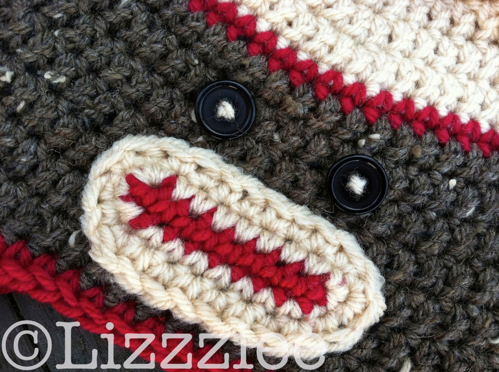 Pattern Sock Monkey Hat Crochet PDF Instructions for Beanie - Etsy