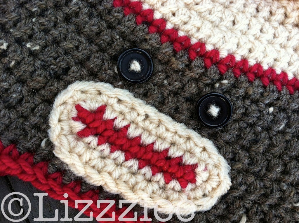 Pattern Sock Monkey Hat Crochet PDF Instructions for Beanie - Etsy