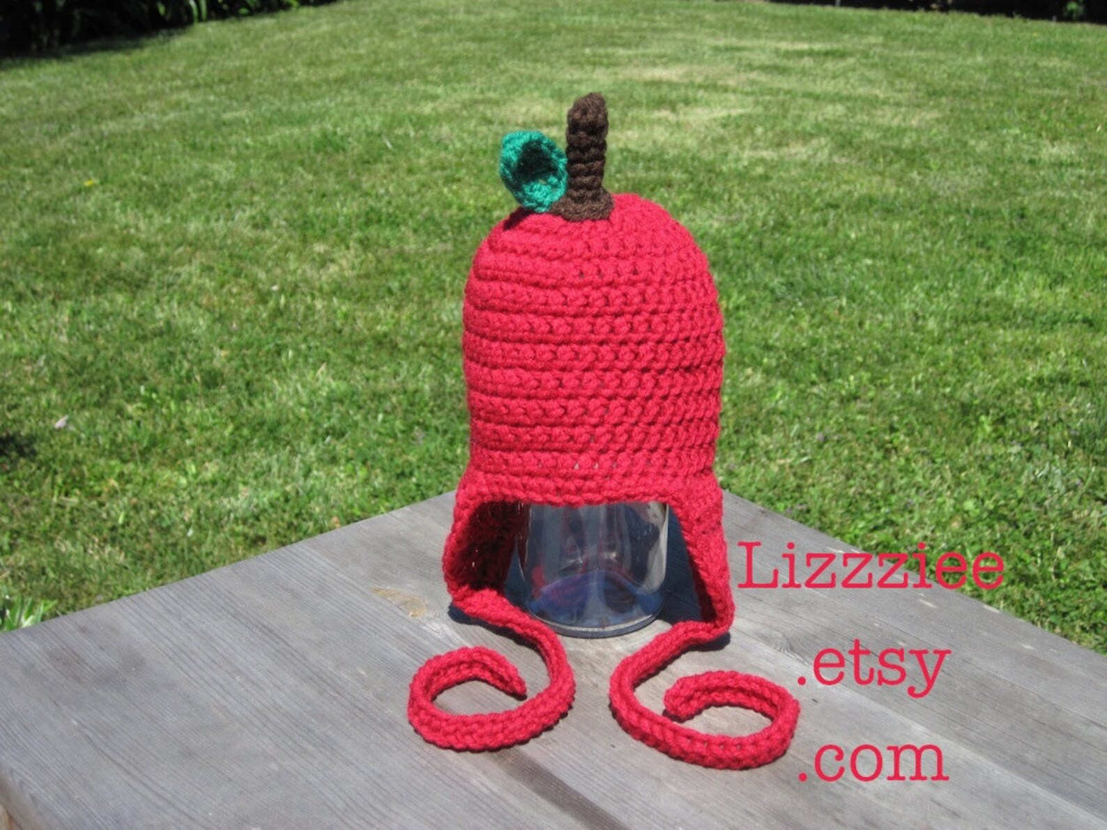 Apple Hat Pattern Easy Crochet Hat PDF Instructions to - Etsy