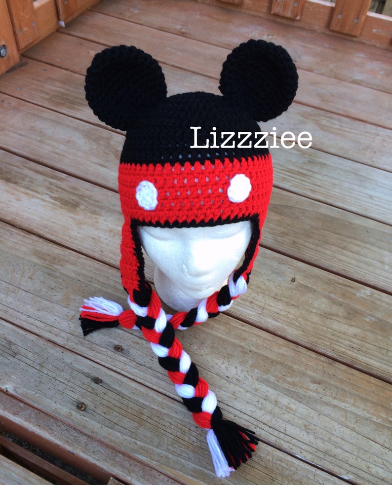 PDF Mickey Mouse Crochet Hat Pattern Instructions to Make a | Etsy