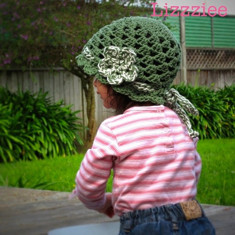 PATTERN Ribbons and Bows Crochet Hat Instructions to Make - Etsy