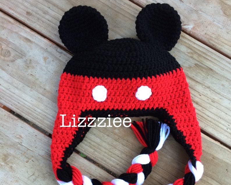 PDF Mickey Mouse Crochet Hat Pattern Instructions to Make a | Etsy