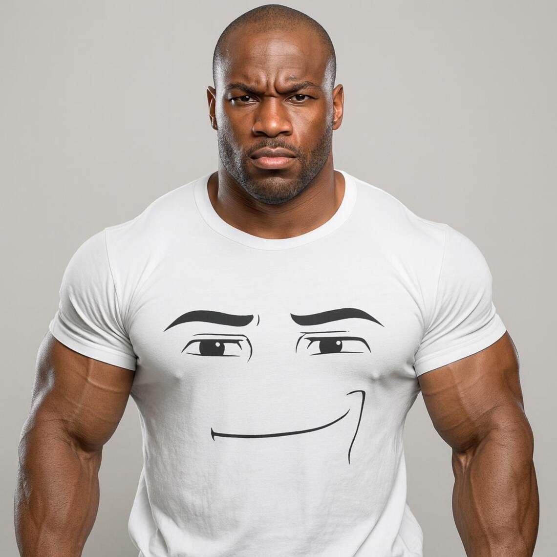 Roblox Man Face Meme T-shirt, Funny Gamer Tee - Etsy