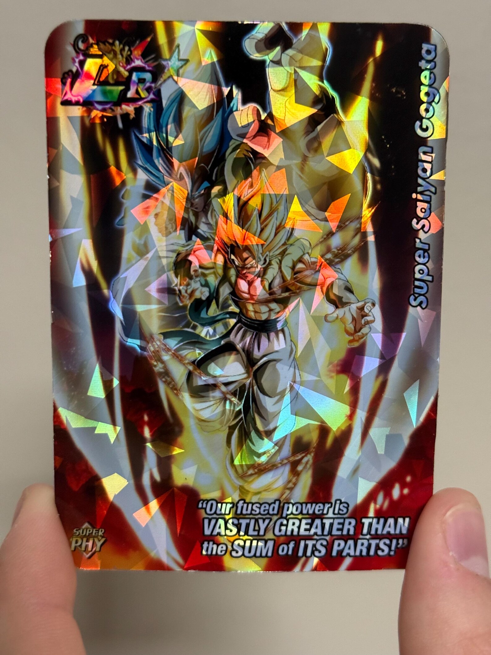 TCG DOKKAN BATTLE Card | Lr Phy Super Saiyan Gogeta + Blue Gogeta - Etsy