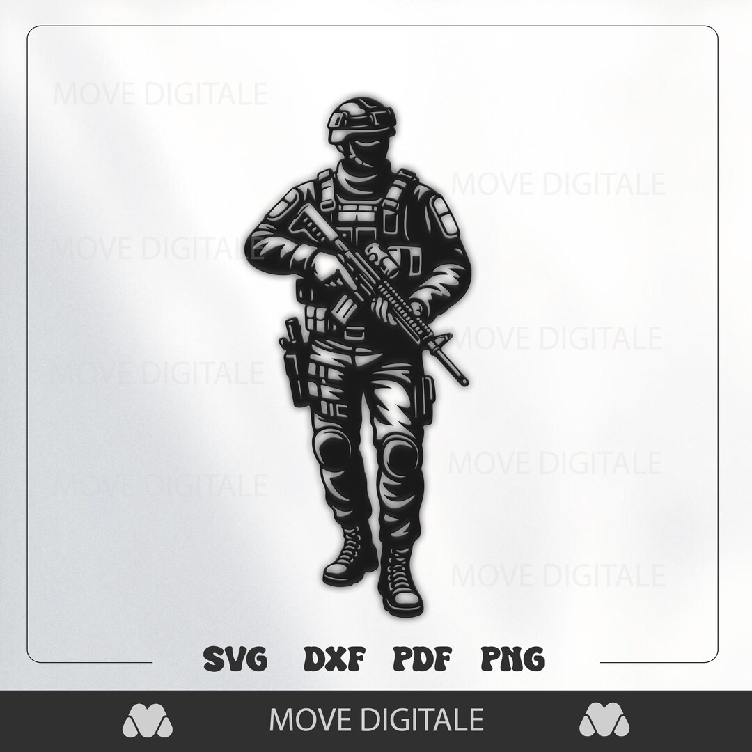Delta Force SVG - Military Soldier Metal Wall Decor - Special Forces ...