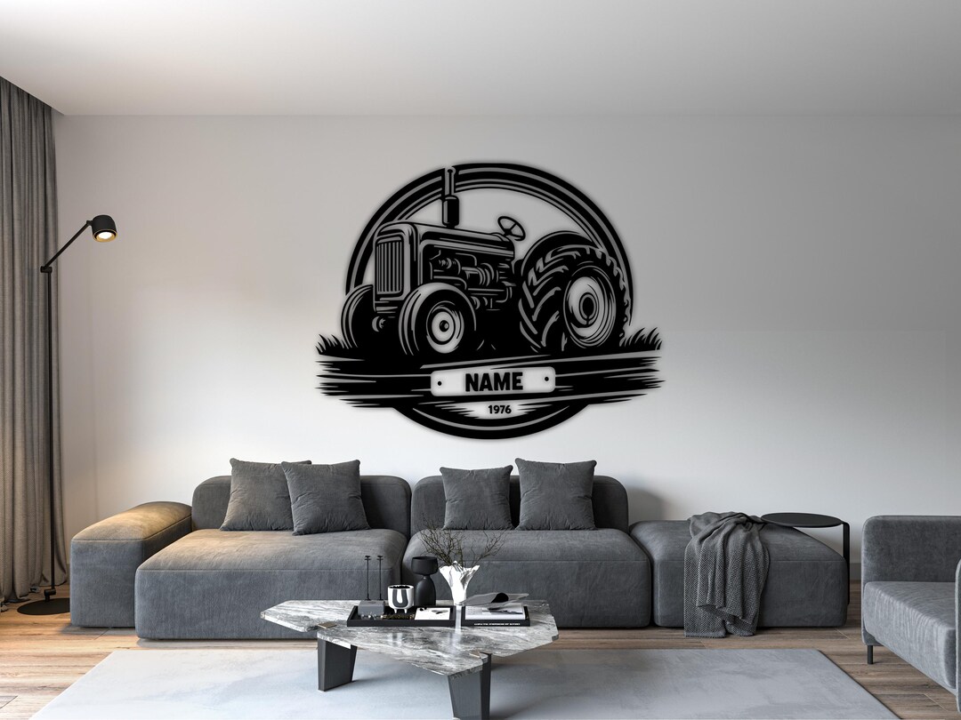 Customizable Tractor SVG, Laser Cut Files (digital Download) - Etsy
