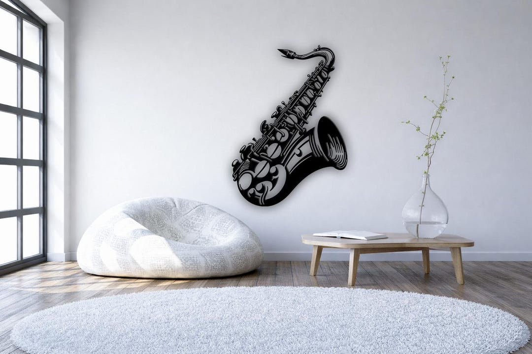 Saxophone Dxf, Laser Cut, Silhouette, Cnc, Svg, Plasma, Glowforge ...