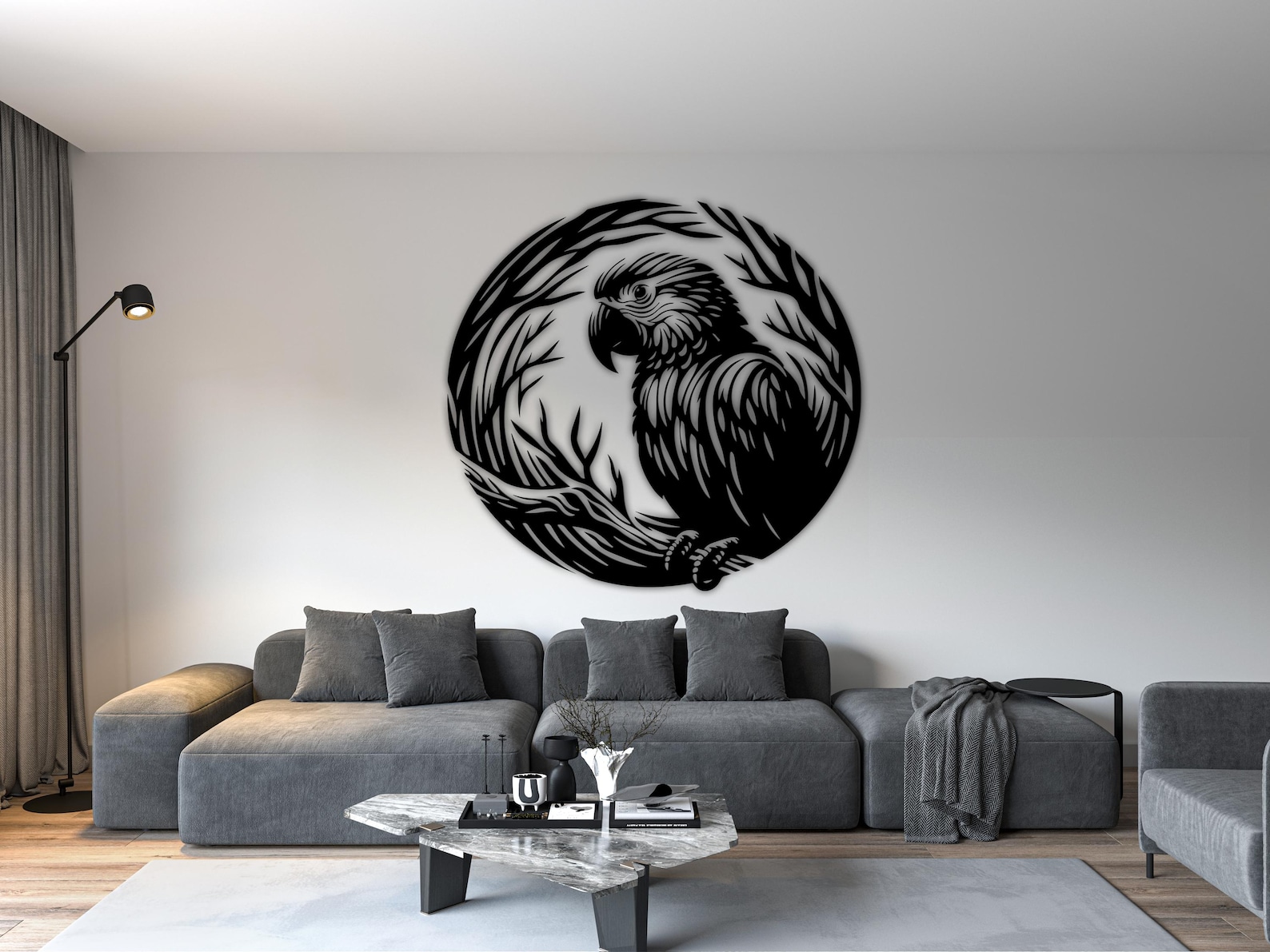 Cockatoo Parrot SVG, Metal Wall Art, Tropical Bird (digital Files) - Etsy