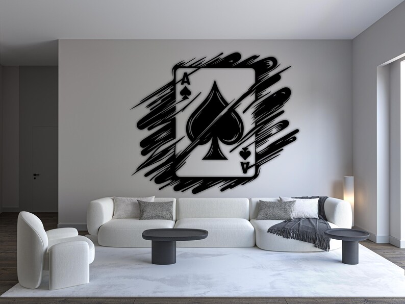 Playing Card Metal Wall Art, CNC Cut Files (digital Download) - Etsy