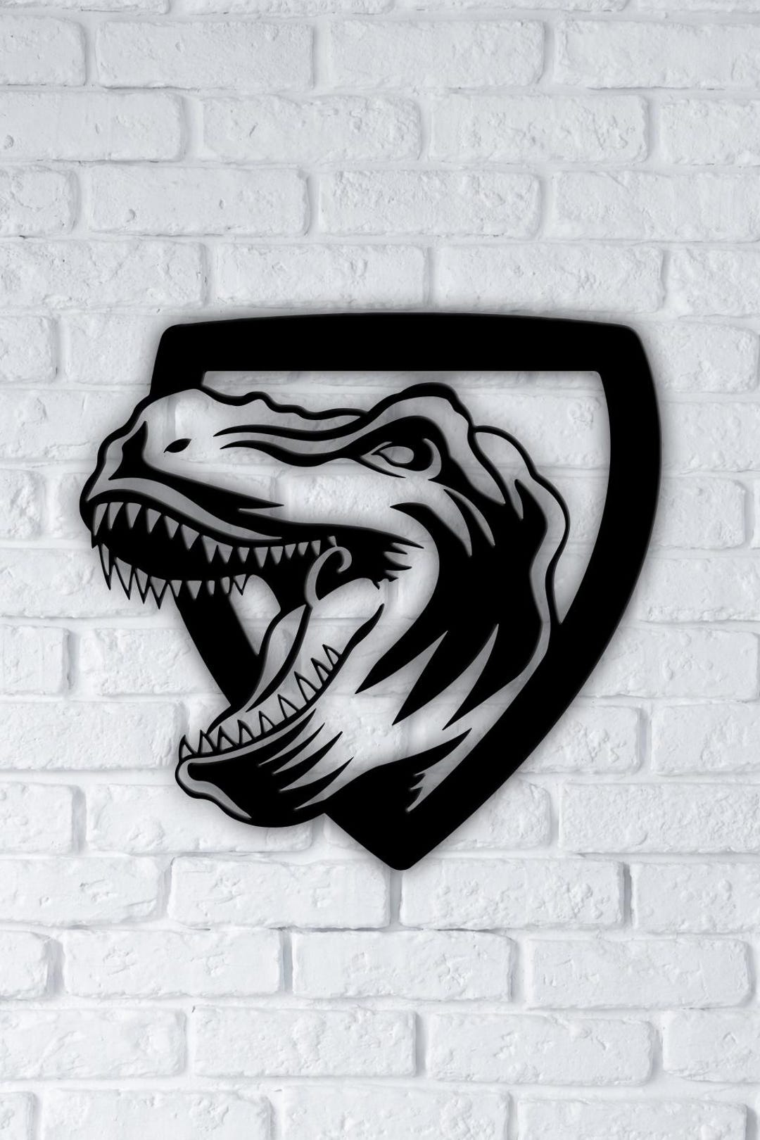 T-rex SVG | Dinosaur Silhouette and Cricut File, Dinosaur T-rex Dxf - Etsy