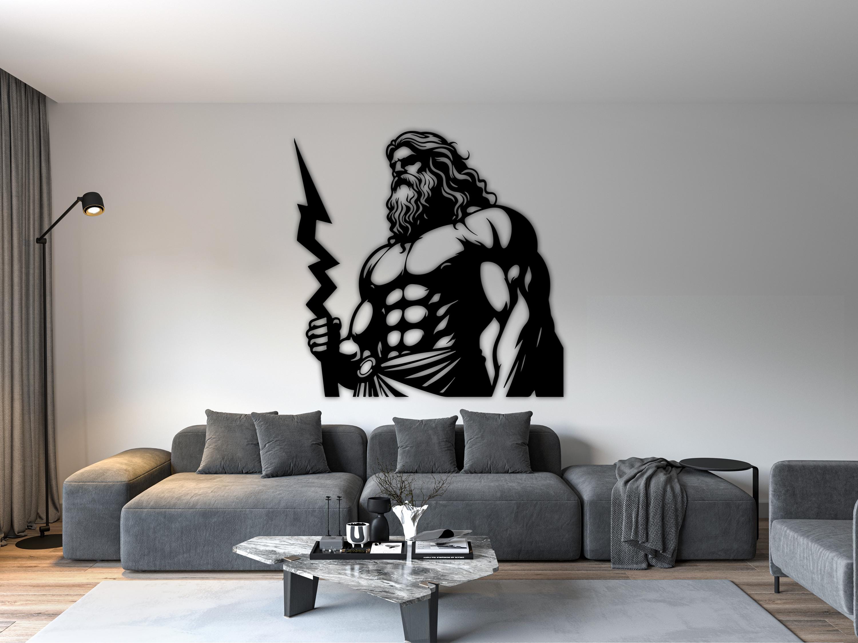 Zeus Metal Wall Art, CNC Laser Cut File (digital Download) - Etsy