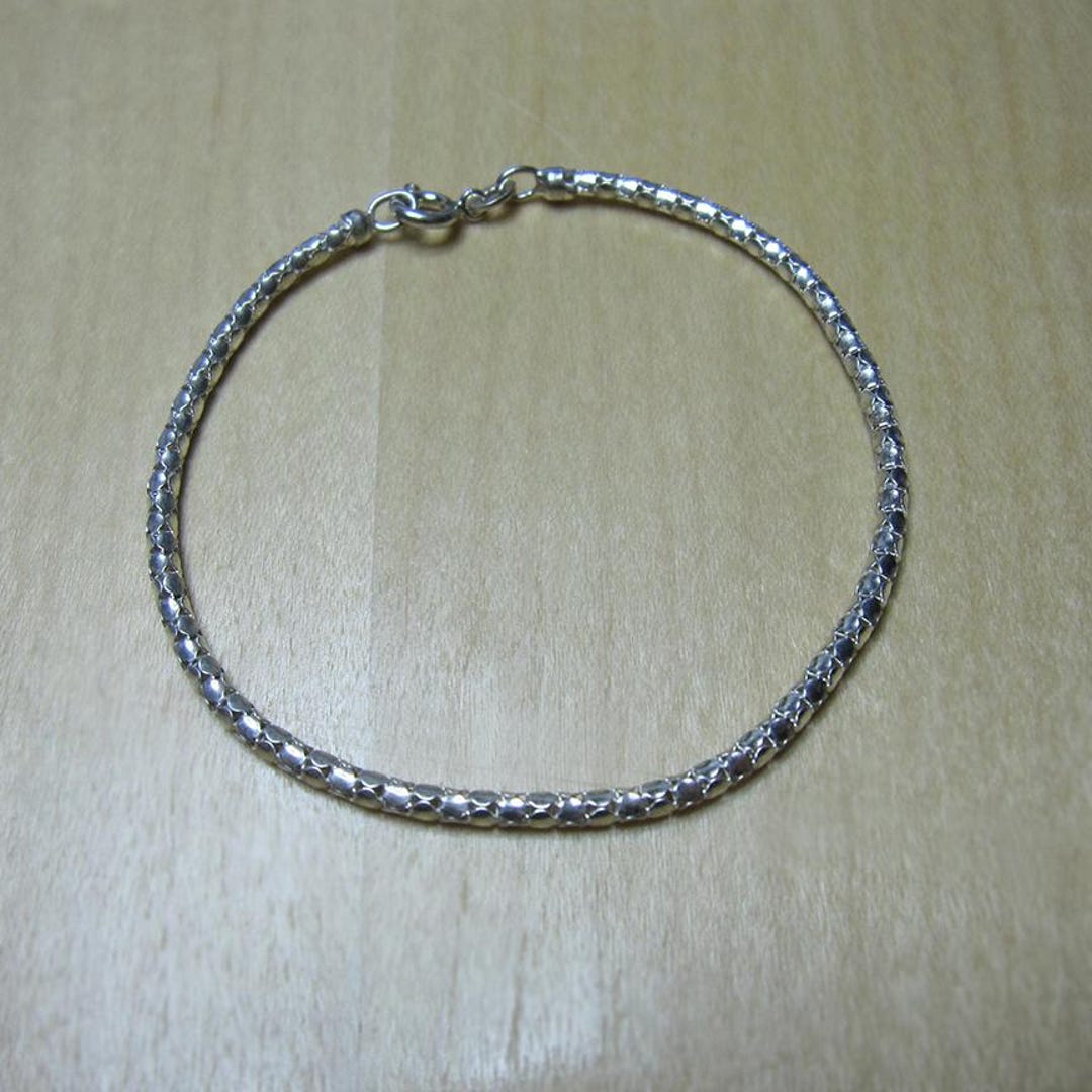 Vintage Sterling Silver Rope Chain Bracelets, Various Styles - Etsy