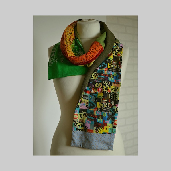 Upcycled Scarf - Etsy