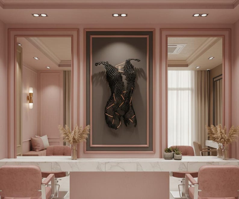 Welded Metal Torso Sculpture, Abstract Female Figure Wall Art - Etsy Canada