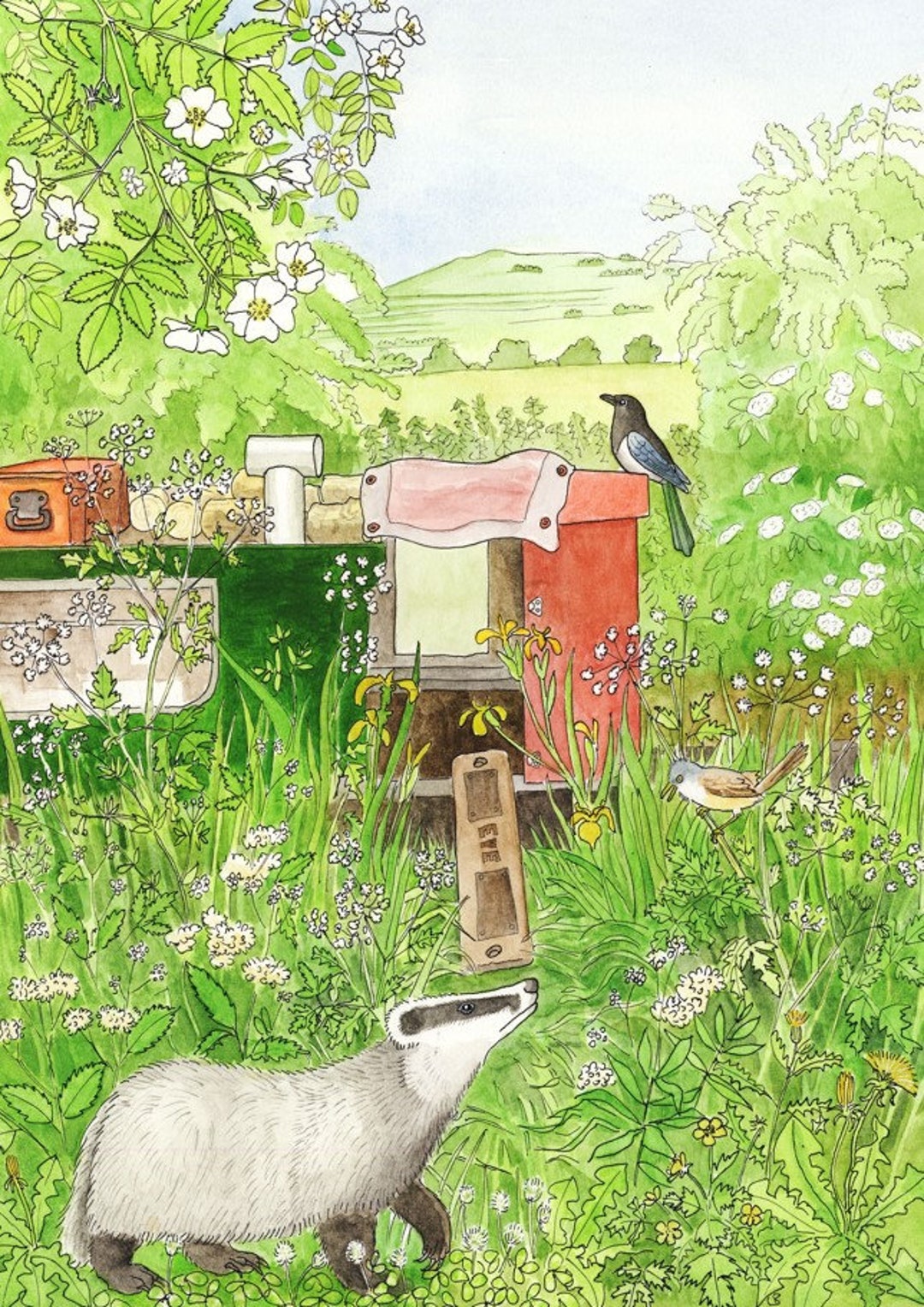 A4 Print at Badger Bridge - Etsy