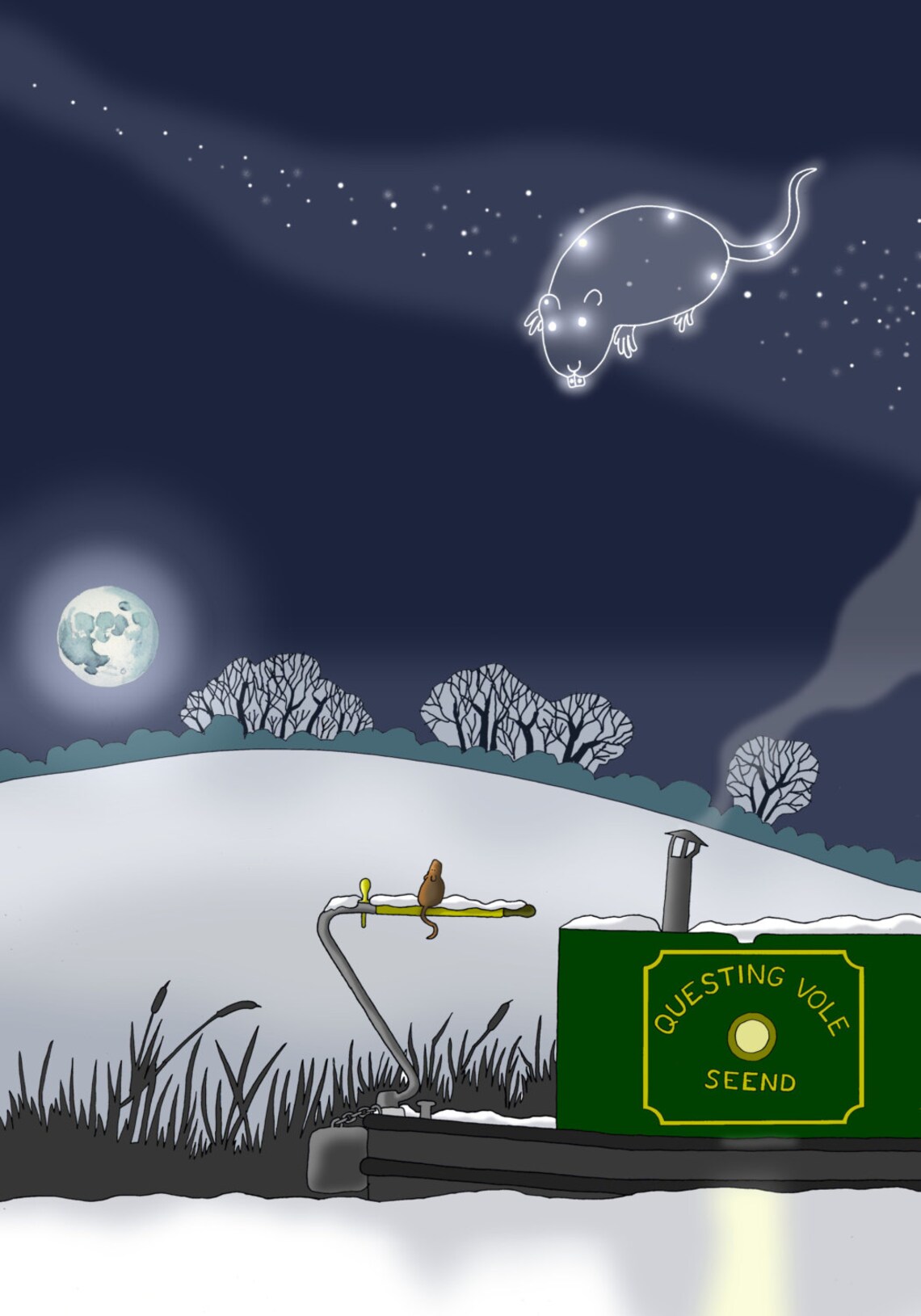 Questing Vole 5 Greetings Cards - Etsy