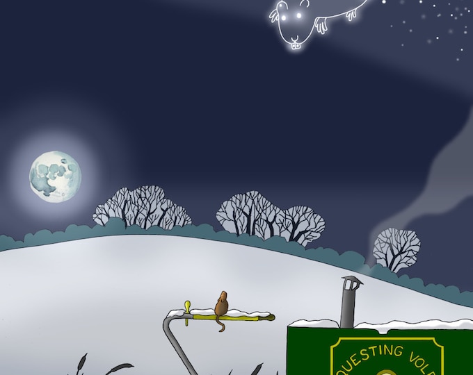 Questing Vole 5 Greetings Cards - Etsy