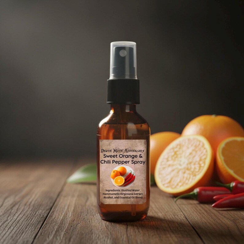 Sweet Orange and Chili Pepper Body Spray - Etsy