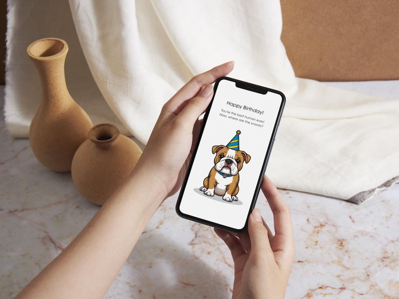 Editable Birthday Card Template | Digital Download | Print & Mobile ...