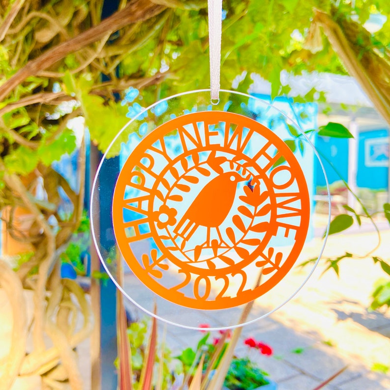 Happy New Home Card and Ornament 2026, Colourful Housewarming Gift ...