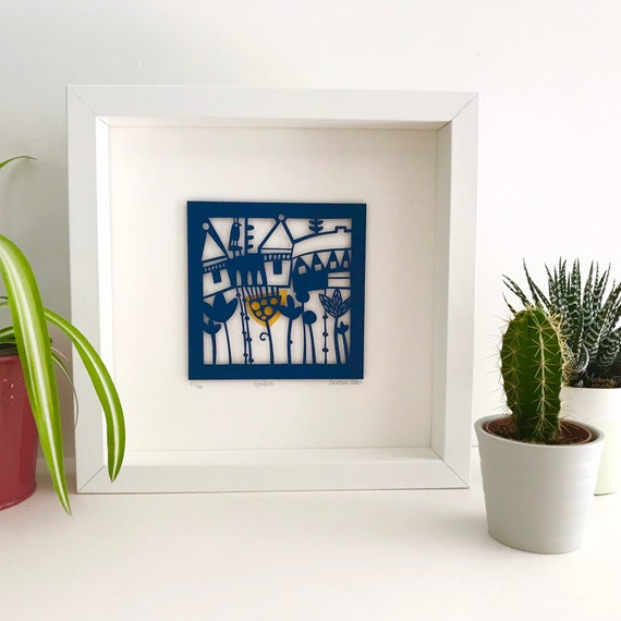 Custom Retirement Gift / Paper Cut / Paper Cutting Art / - Etsy