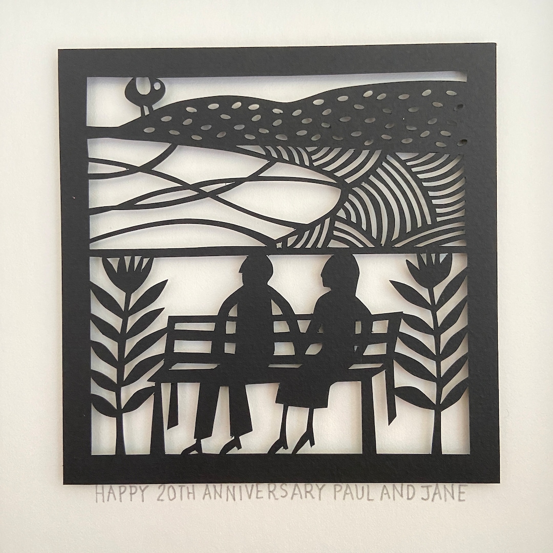 Personalised Papercut Wall Art: 3D Scherenschnitte, Minimalist Paper ...