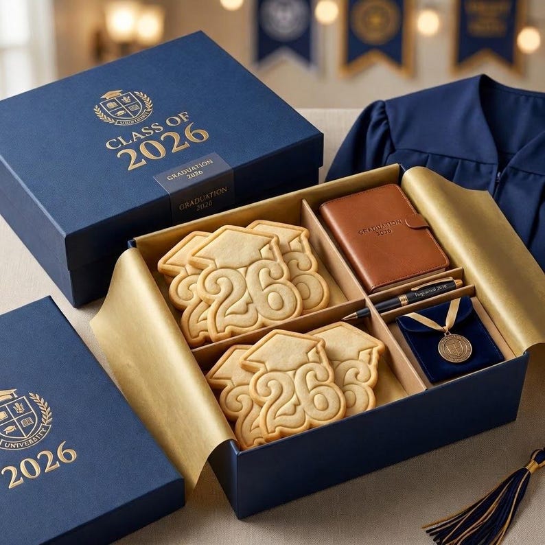 2026 Graduation Cookie Cutter and Stamp, Class of 2026 Cookie Cutter ...
