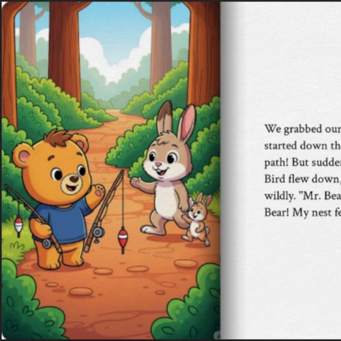 Father Son Bear Ebook, Let's Go Fishing Dad! Ebook Children (digital ...