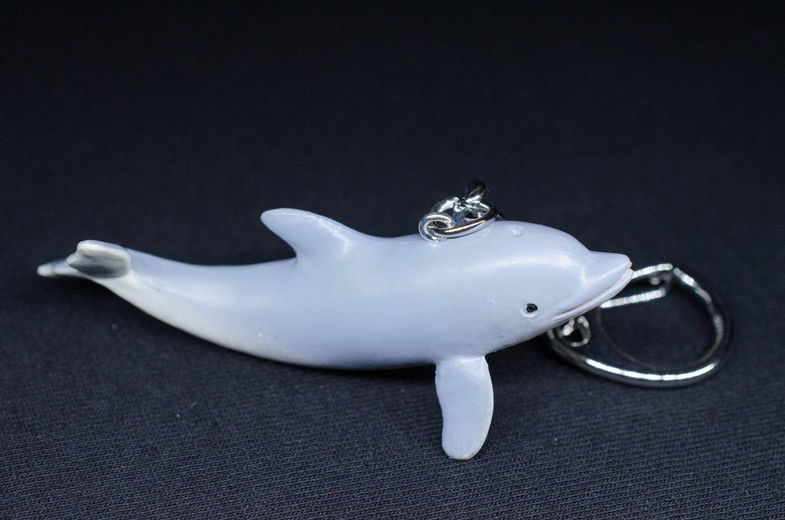 Dolphin Key Ring Chain Miniblings Kids Children Light Gray | Etsy
