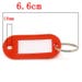 50X Key Chain Pendant Ring With Label Paper Labeling Lettering Janitor ...