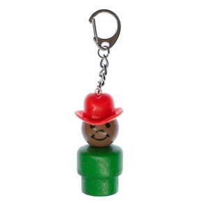Fisher Price Little People Farmer Key Chain Cowboy Miniblings Plastic ...