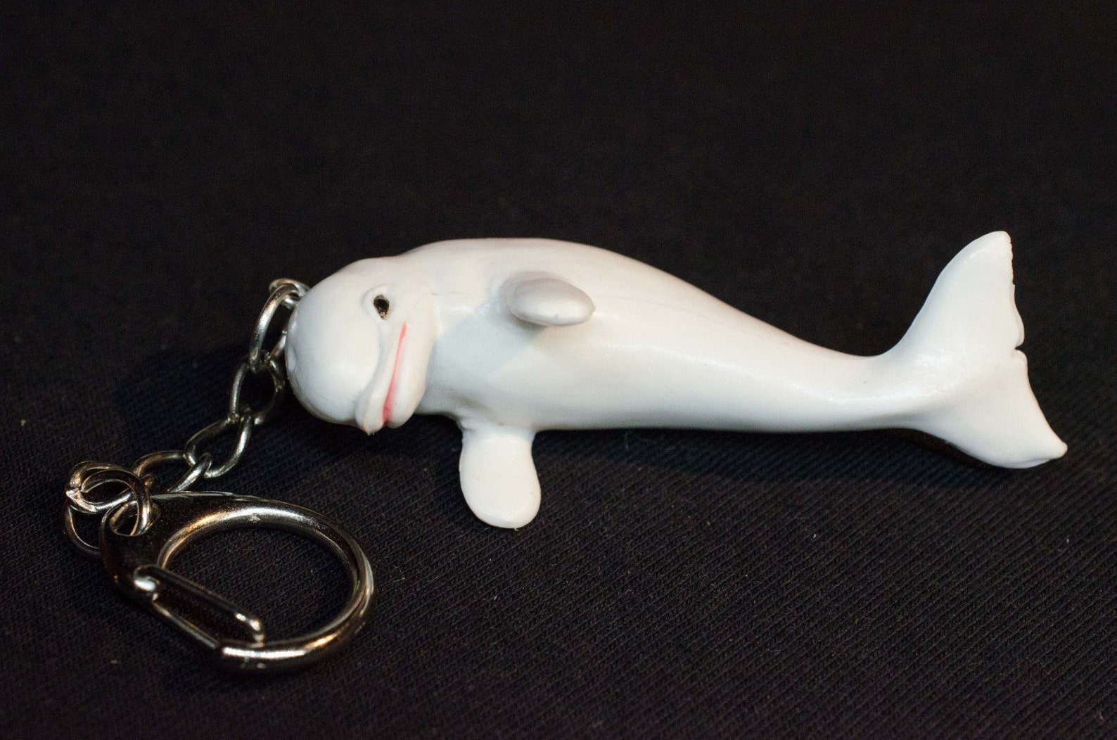 Beluga Key Ring Chain Miniblings Ocean Sea Animal Whale Baby - Etsy