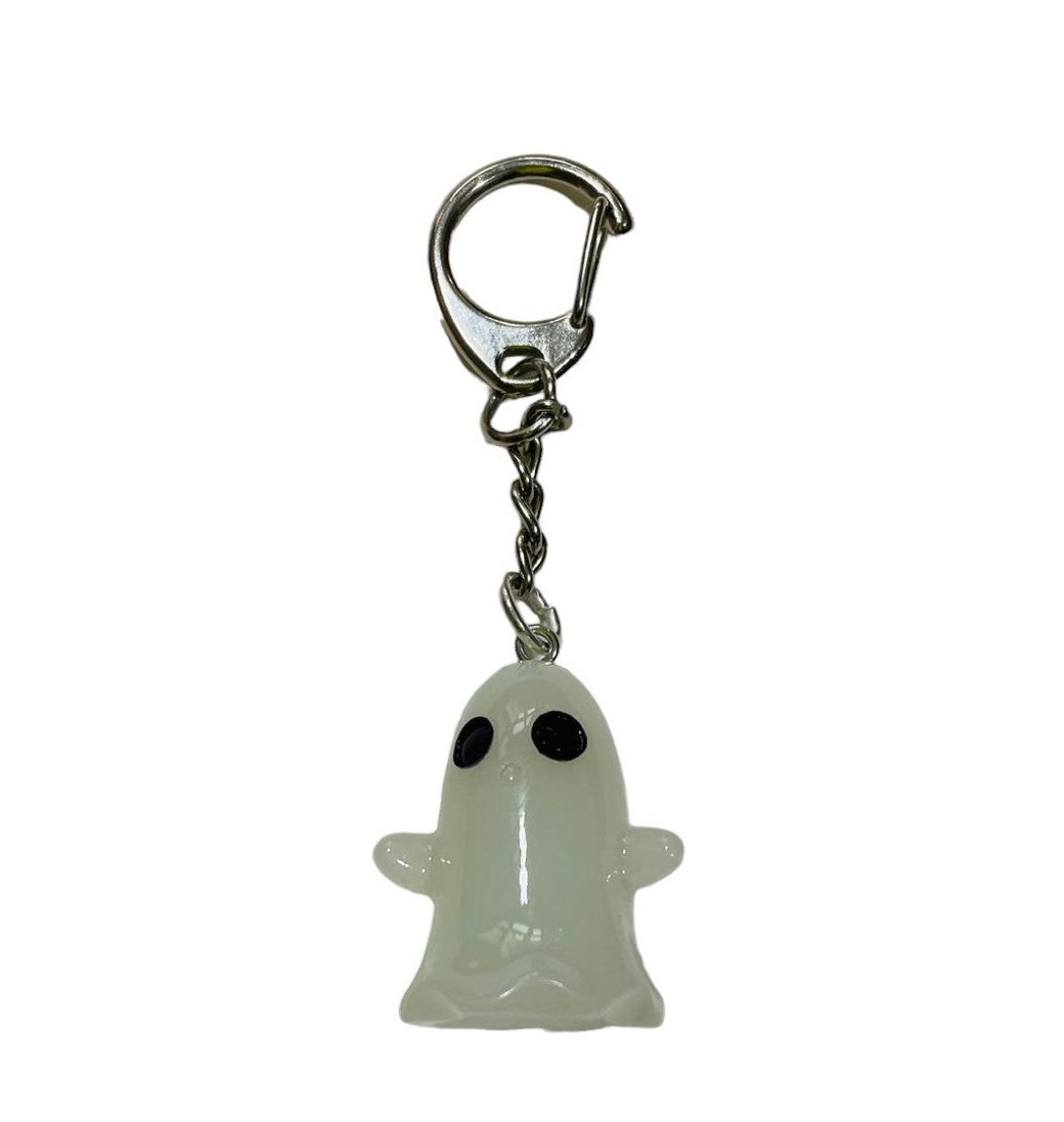 Glowing in the Dark Ghost Key Ring Chain Miniblings Children Halloween ...