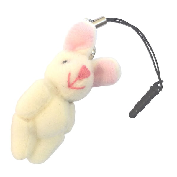 Rabbit Phone Charm - Etsy