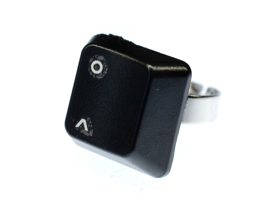 Degree Circumflex Key Keyboard Ring PC Ring Miniblings Computer ...