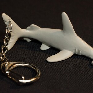 Hammerhead Key Ring Chain Miniblings Sea Ocean Shark Gray - Etsy