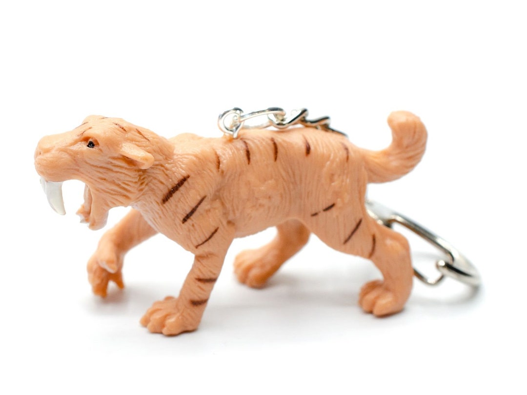 Sabre-toothed Tiger Keyring Pendant Miniblings Pendant Key Chain Stone ...